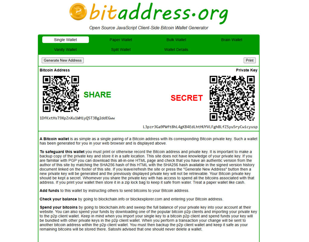 Generate A Bitcoin Wallet - Easy Way 2025